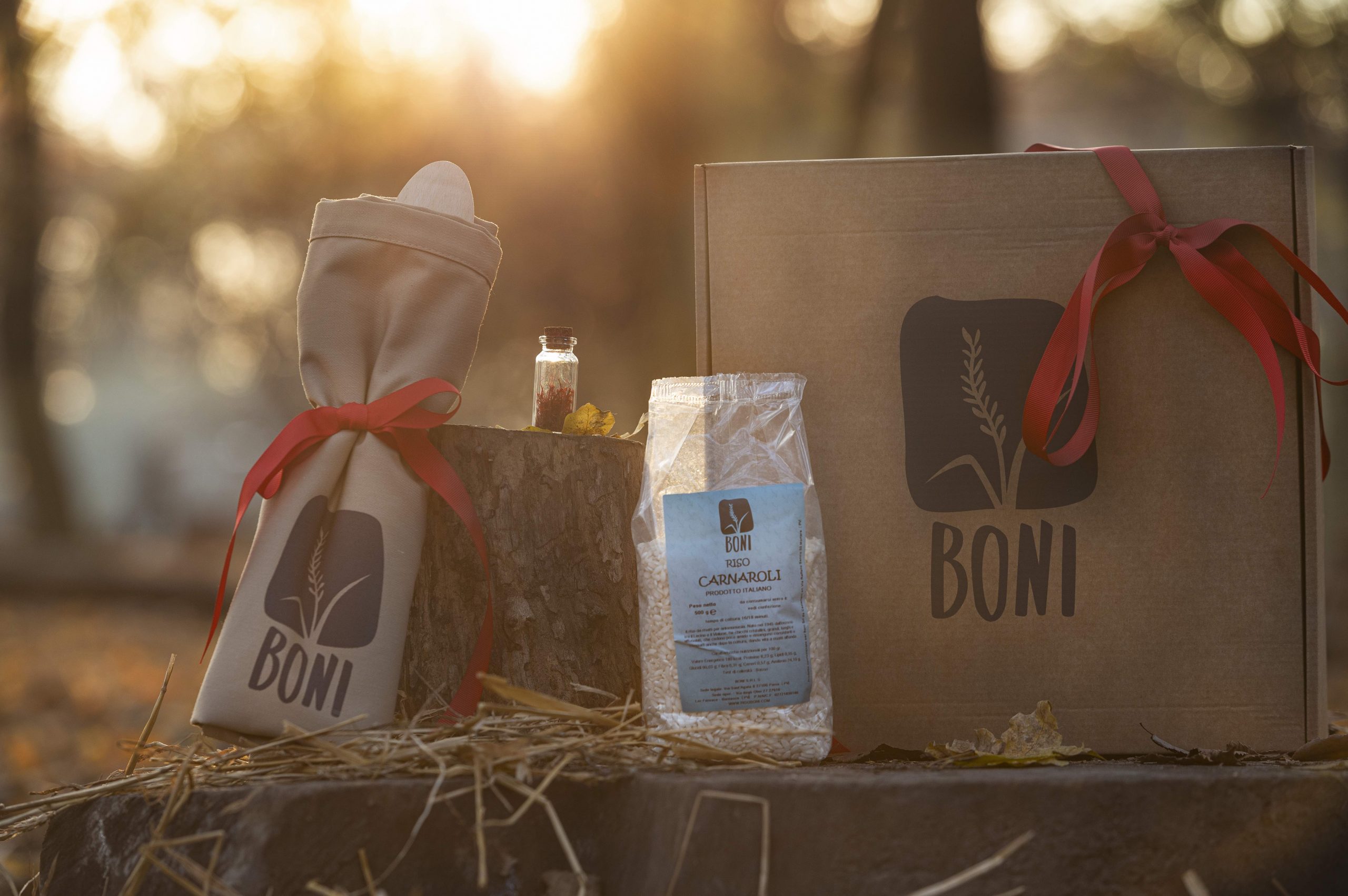 Mini Kit di Natale per Risotto allo Zafferano - Riso Boni